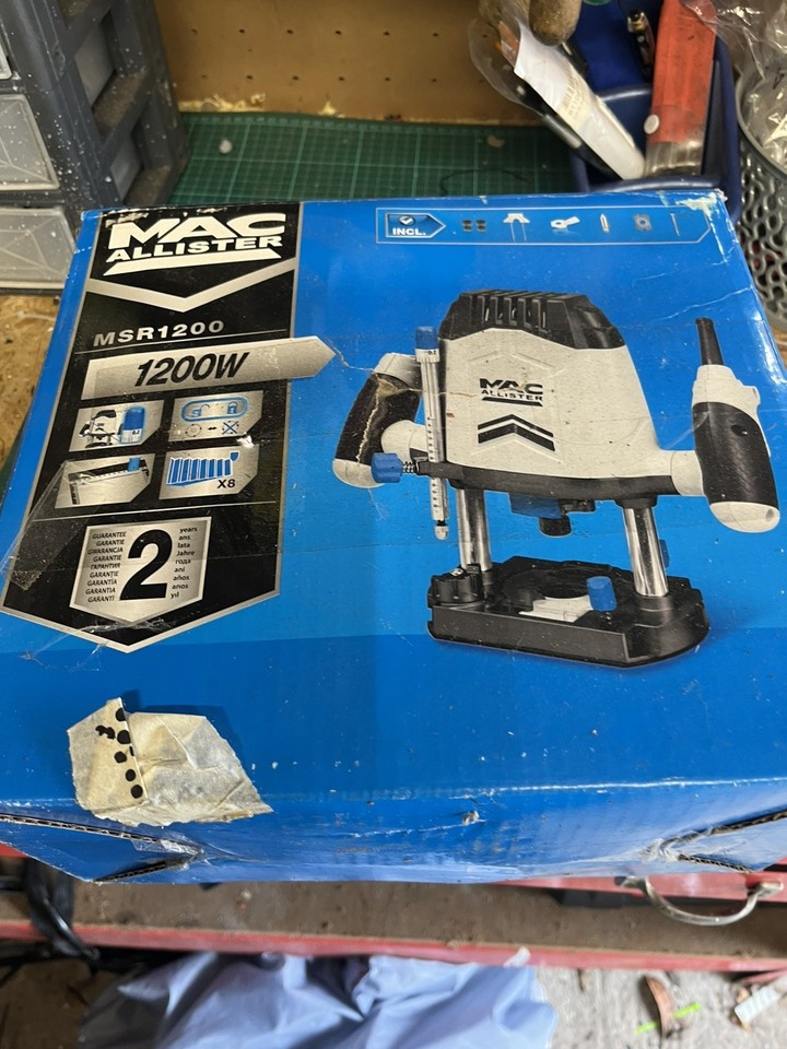 Mac Allister 1200W 220-240V Corded Router MSR1200 | eBay UK