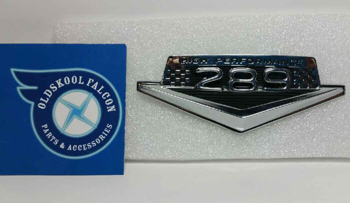 Xp Falcon 289 V8 High Performance Emblems xk xl xm Mustang1964 1965 ...
