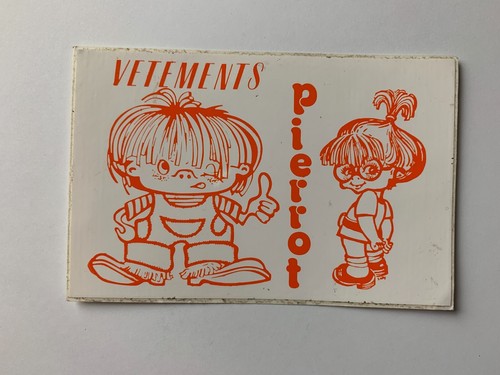 STICKER VETEMENTS PIERROT - VINTAGE ORANGE | eBay