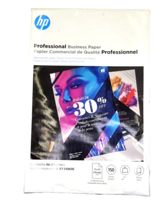 HP Professional Business Paper 11X17" 150 sheets Open Package 48 lbs ...