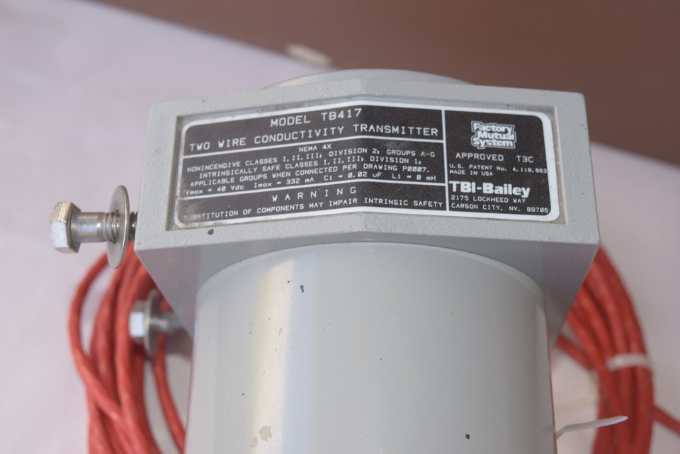 Bailey TBI TB417 2 wires cond. Transmitter w TB451136 Probe sensor #213063-E2 | eBay