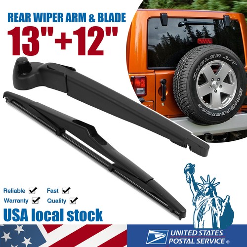 For Jeep Wrangler 2007-2017 Wrangler JK 2018 Rear Wiper Arm w/ Blade ...