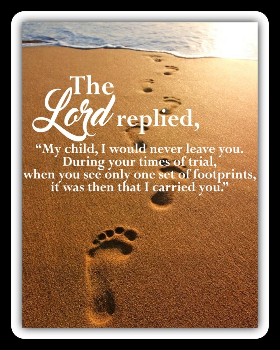 Jesus Footsteps In The Sand 82 Christian Footprints Sand Royalty Free