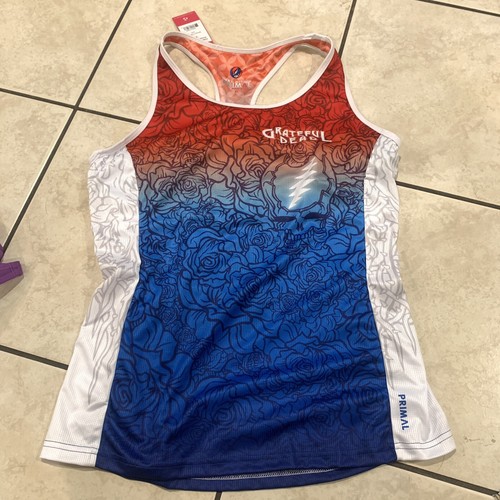 Woman's Grateful Dead x Primal Cycling Jersey Tank Top Bike Size XL | eBay