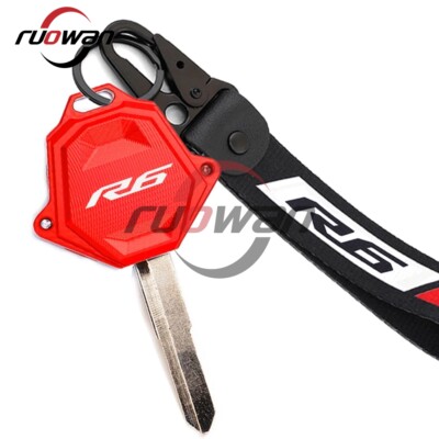 YZF R6 Motorcycle CNC Key Case Cover Shell Fit For Yamaha YZF-R6 YZFR6 ...