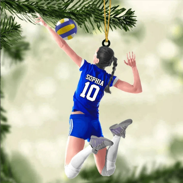 Volleyball Girl Ornament