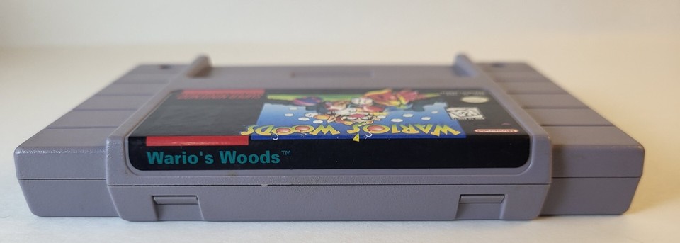 Wario's Woods Super Nintendo SNES Cartridge Only Tested & Working ...