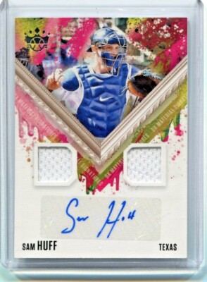2021 Diamond Kings - SAM HUFF - Autograph Game Jersey - TEXAS RANGERS ...