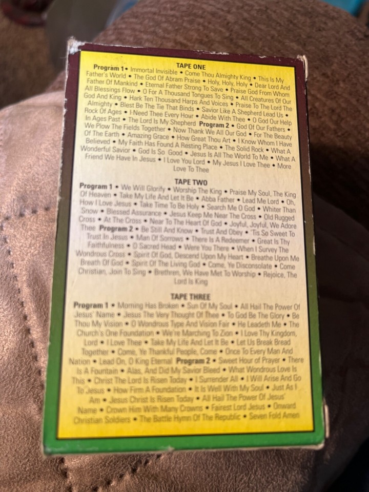 Faith And Inspiration A Treasury Of 101 Best Loved Hymns (Cassettes Set ...