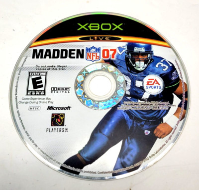 Madden NFL 07 Microsoft Xbox disc only 14633152302| eBay