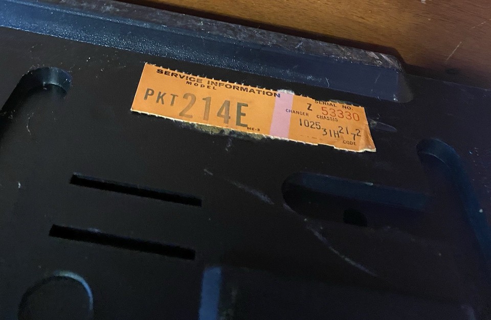 ELECTROPHONIC Solid State Modular Stereo System PKT-214E Turntable 8 ...