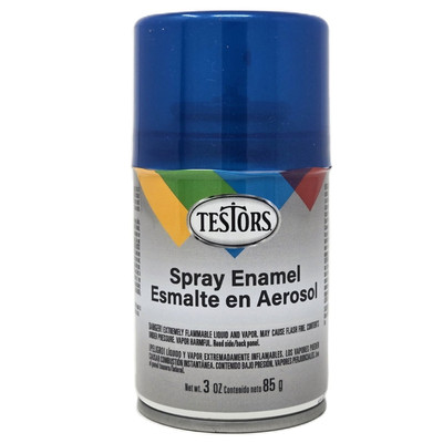 Testors Transparent Blue Enamel Spray Paint 3oz 1257T | eBay