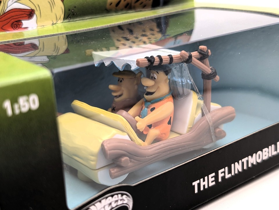 Hot Wheels Elite One 1:50 Flintstones The Flintmobile Die-Cast Fred ...