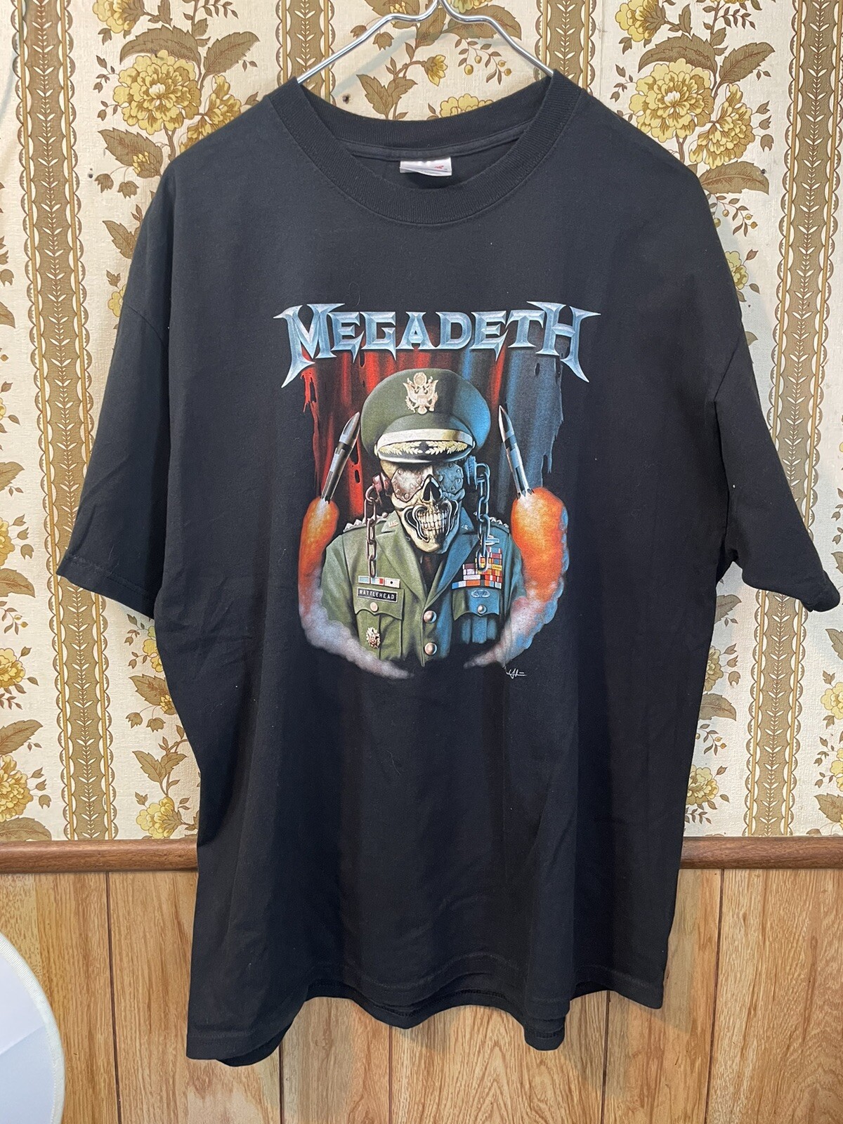 Vintage Megadeth Vic Rattlehead General T Shirt Metal… - Gem