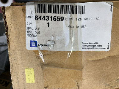 NEW OEM GMC Acadia 2017-2020 Liftgate Applique Nightrider, 84431659 ...