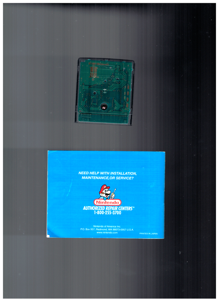 SUPER MARIO BROS DELUXE GAMEBOY COLOR - CARTRIDGE & MANUAL ONLY | eBay