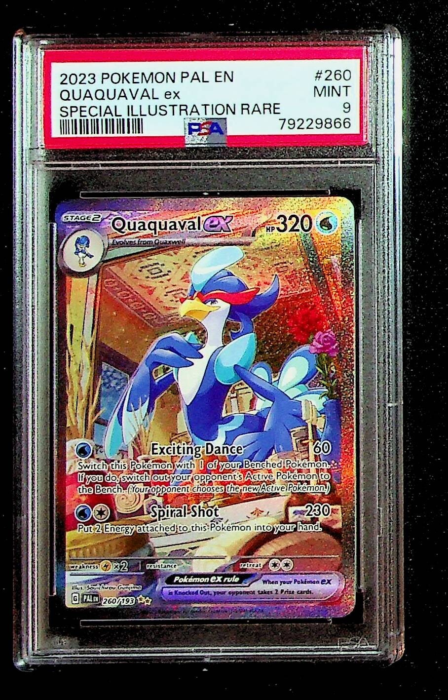 PSA 10 Quaquaval ex #260/193 Special Illustration Rare PAL EN Pokemon ...
