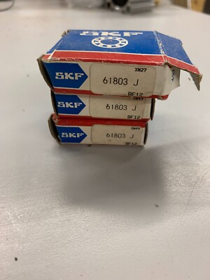 SKF 61803 J BALL BEARING NOS | eBay