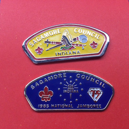 Boy Scout 2 CSP Shape Hat Trading Pins Sagamore Council Lot # 268 | eBay