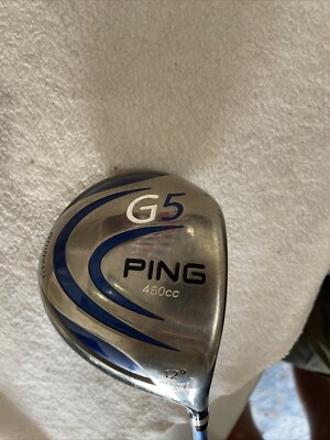 PING G5 460cc Titanium Driver Golf Club, 12 degrees, RH, regular flex ...