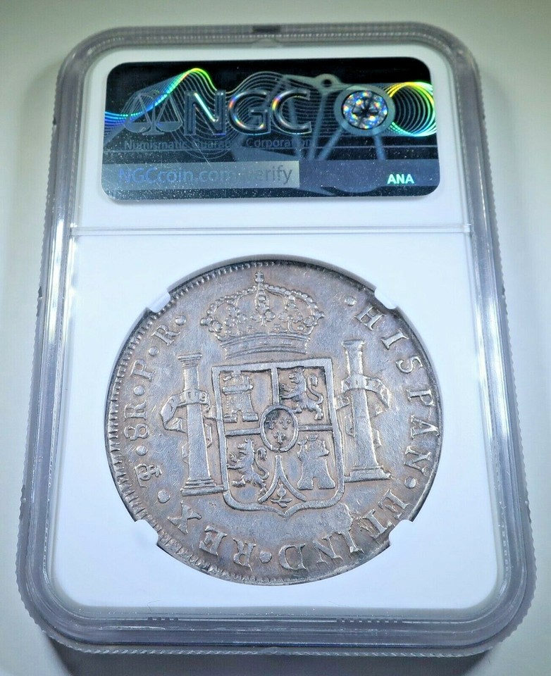 NGC XF-40 1790 Bolivia Silver 8 Reales 1700's Spanish Colonial Dollar ...