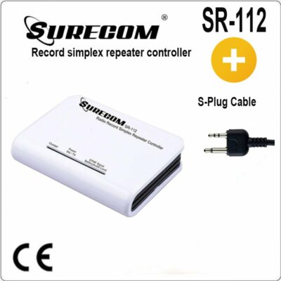 SURECOM SR-112+46-S Record simplex repeater Controller with ICOM cable ...