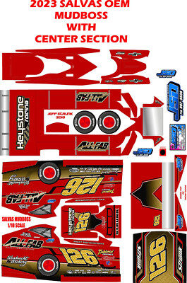 SALVAS OEM 2023 MUDBOSS TRAXXAS SLASH JEF STRUNK 2018 THEME WRAP KIT | eBay