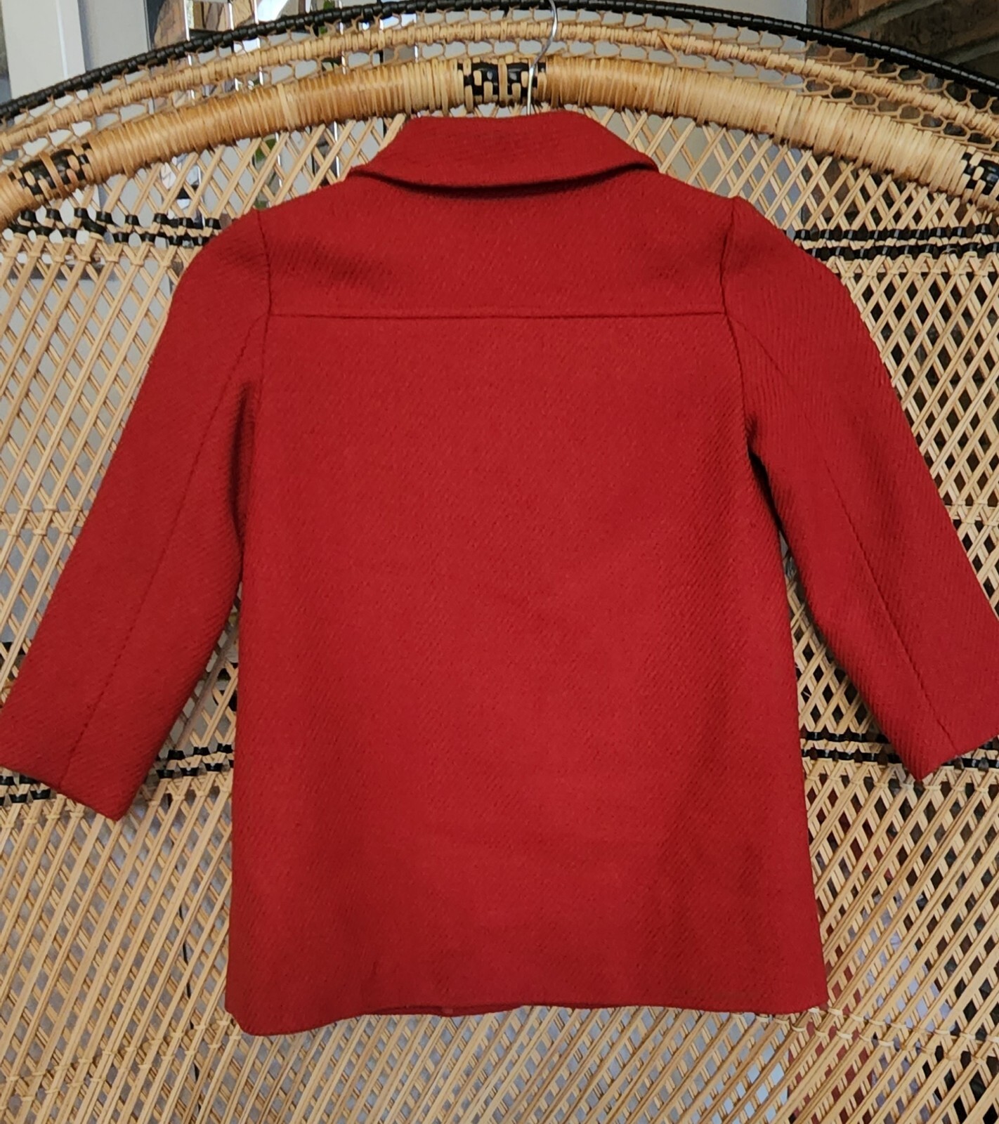 Mayoral Girls Red Pea Coat Size 5 | eBay