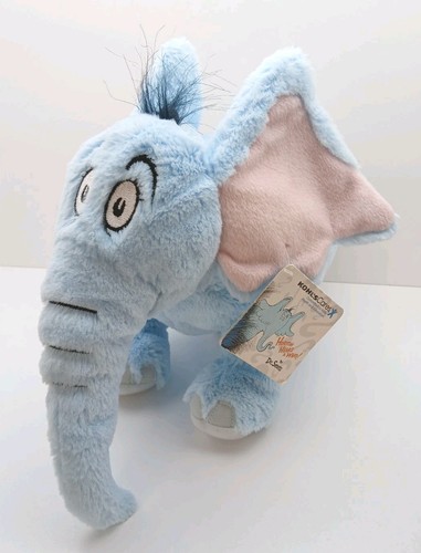 NWT Kohl's Cares Dr. Seuss Horton Hears a Who Elephant 11" Plush ...