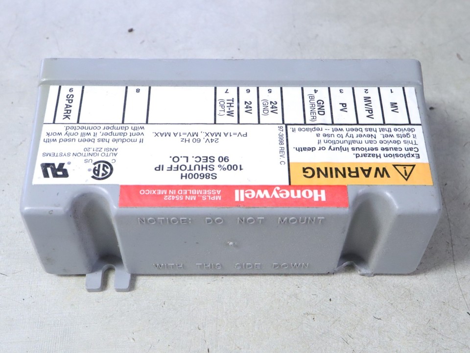 Honeywell S8600H Pool/Spa Furnace Ignition Control Module | eBay