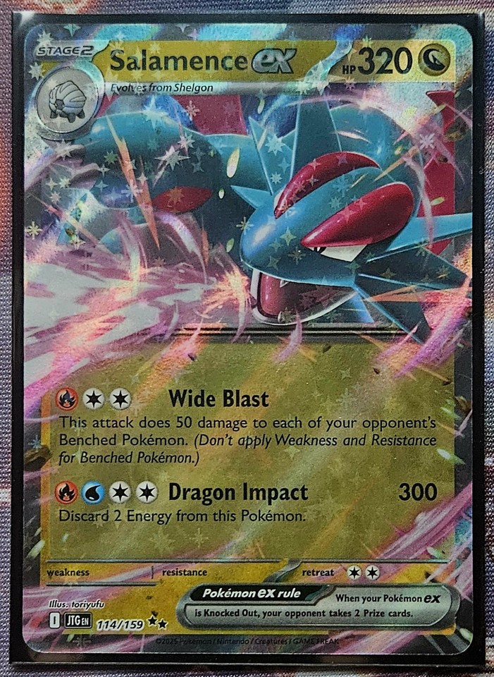 Salamence ex - 114/159 - SV09: Journey Together Pokemon TCG NM | eBay