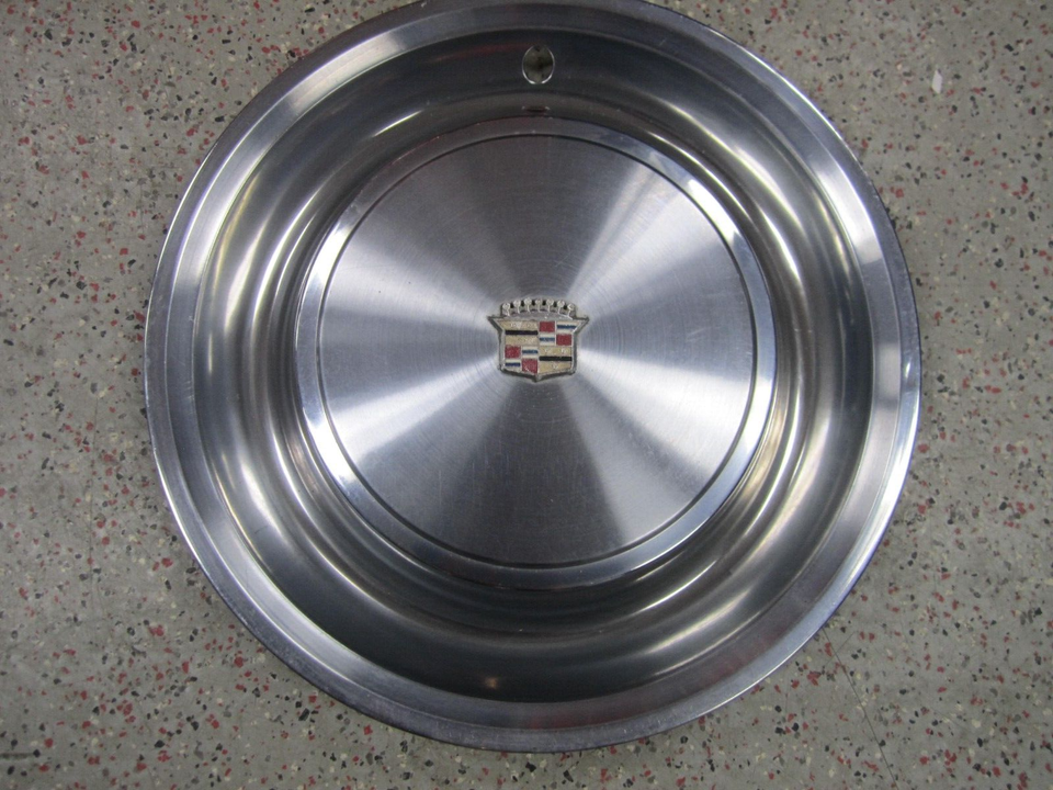Set (4) 1973 15" Cadillac DeVille Stainless Wheel Covers Hubcaps ...