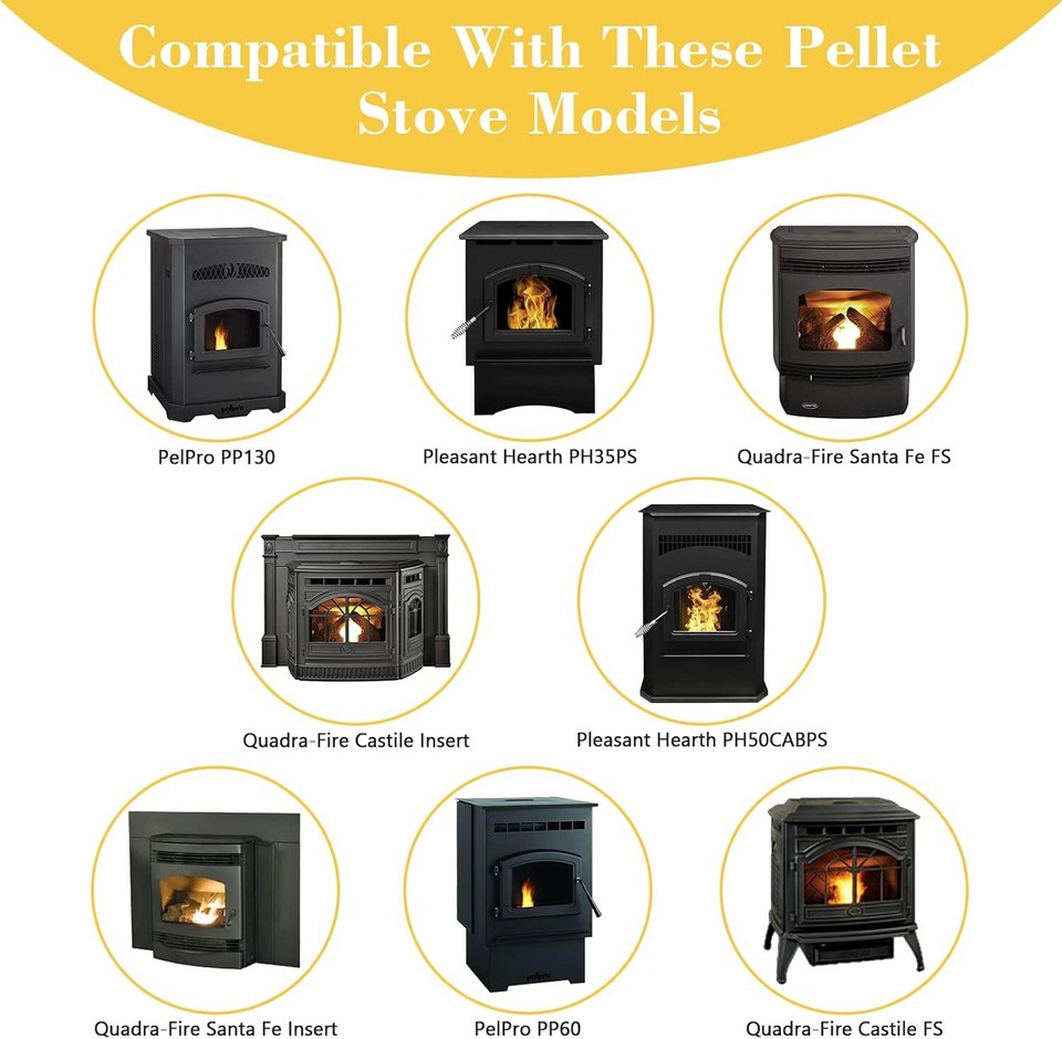 Quadra Fire Exhaust Combustion Blower Motor, Fits Quadra-Fire Models ...