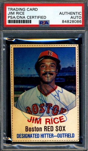 Jim Rice PSA DNA Signed 1977 Hostess Autograph | eBay