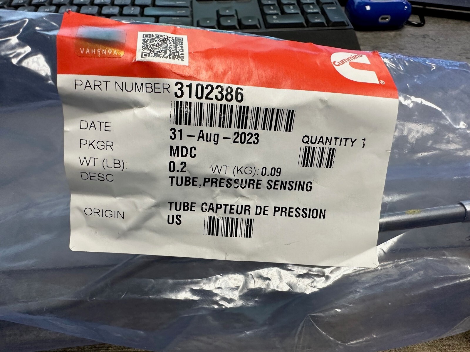 Cummins+Tube+Pressure+Sensing+3102386 for sale online | eBay