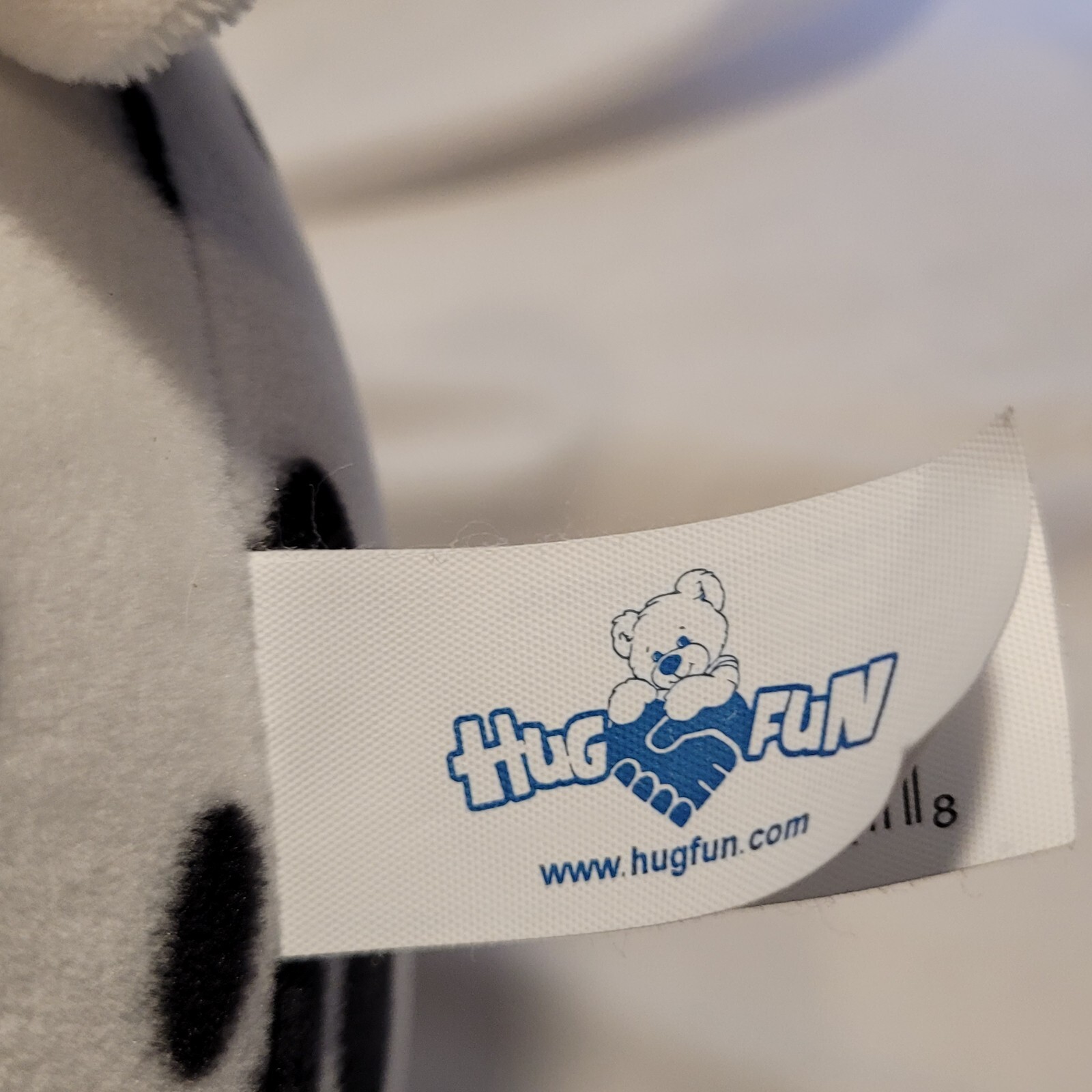 Hug Fun Dalmation Puppy Dog Plush Flip Eye Stuffed Animal Toy 18" Spots ...