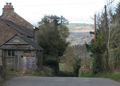 Photo 6x4 View West from Garway Across the Monnow Valley which forms ...