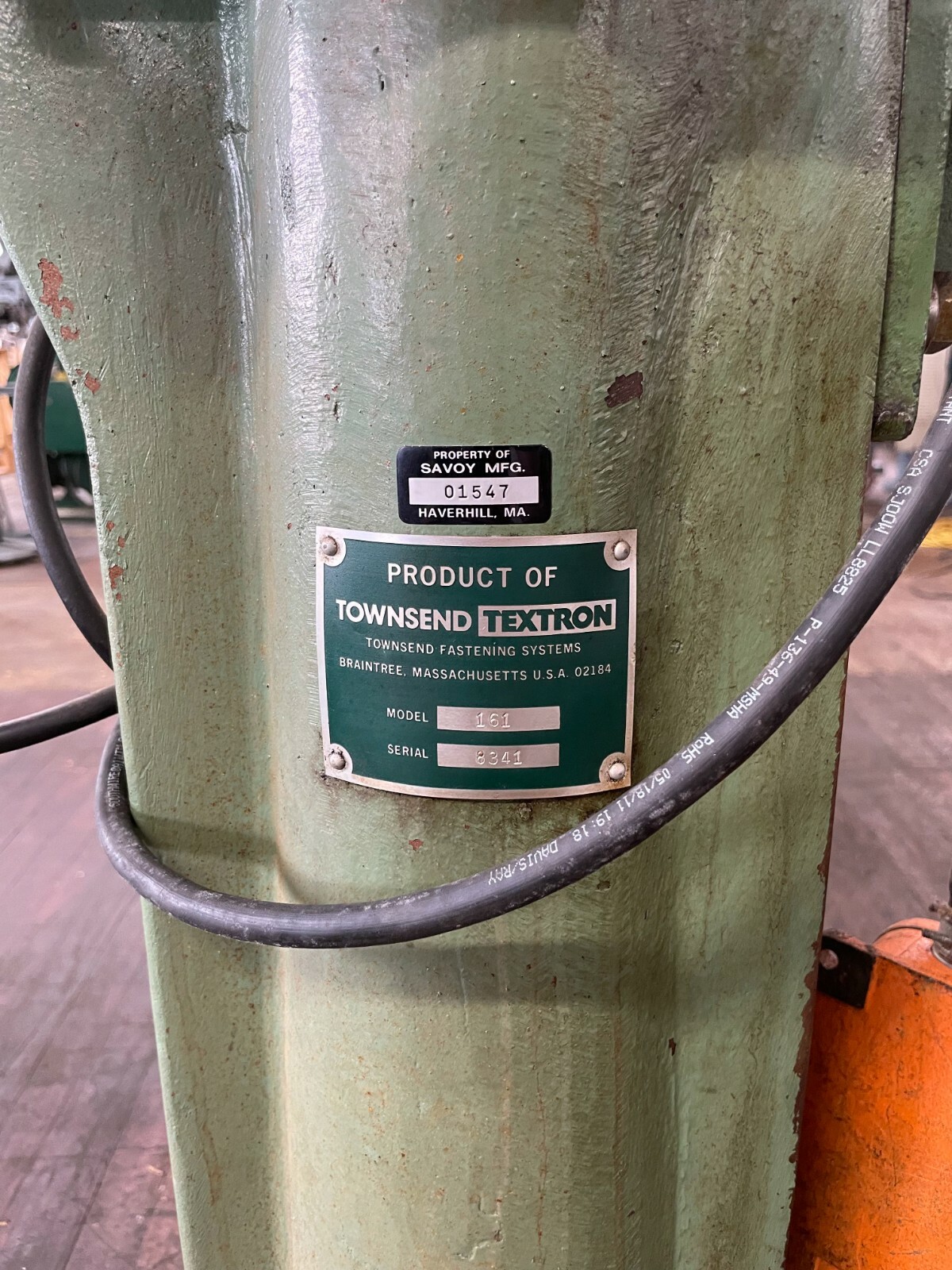 Townsend Textron - Pedal Operated Auto Feed Rivet Machine | eBay