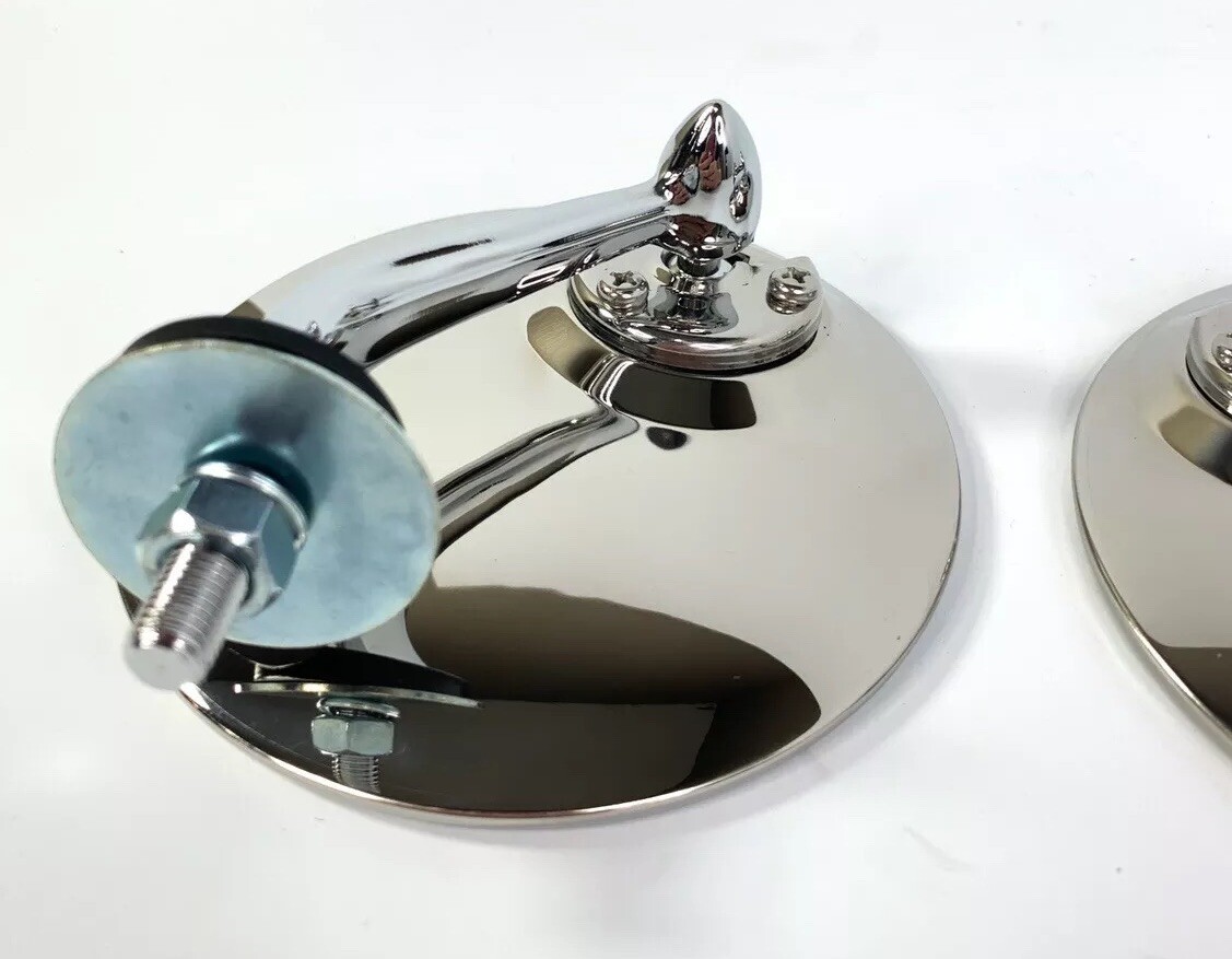 Classic Antique British MG Style Side Fender Mirrors SS Housings | 4 ...
