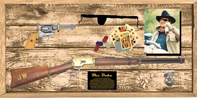 The Duke Gun Collage 20x40 Old West Six Shooter & Rifle Nonfiring Prop ...