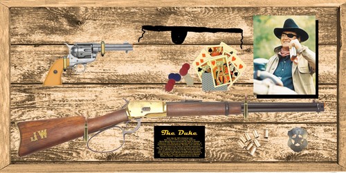The Duke Gun Collage 20x40 Old West Six Shooter & Rifle Nonfiring Prop ...