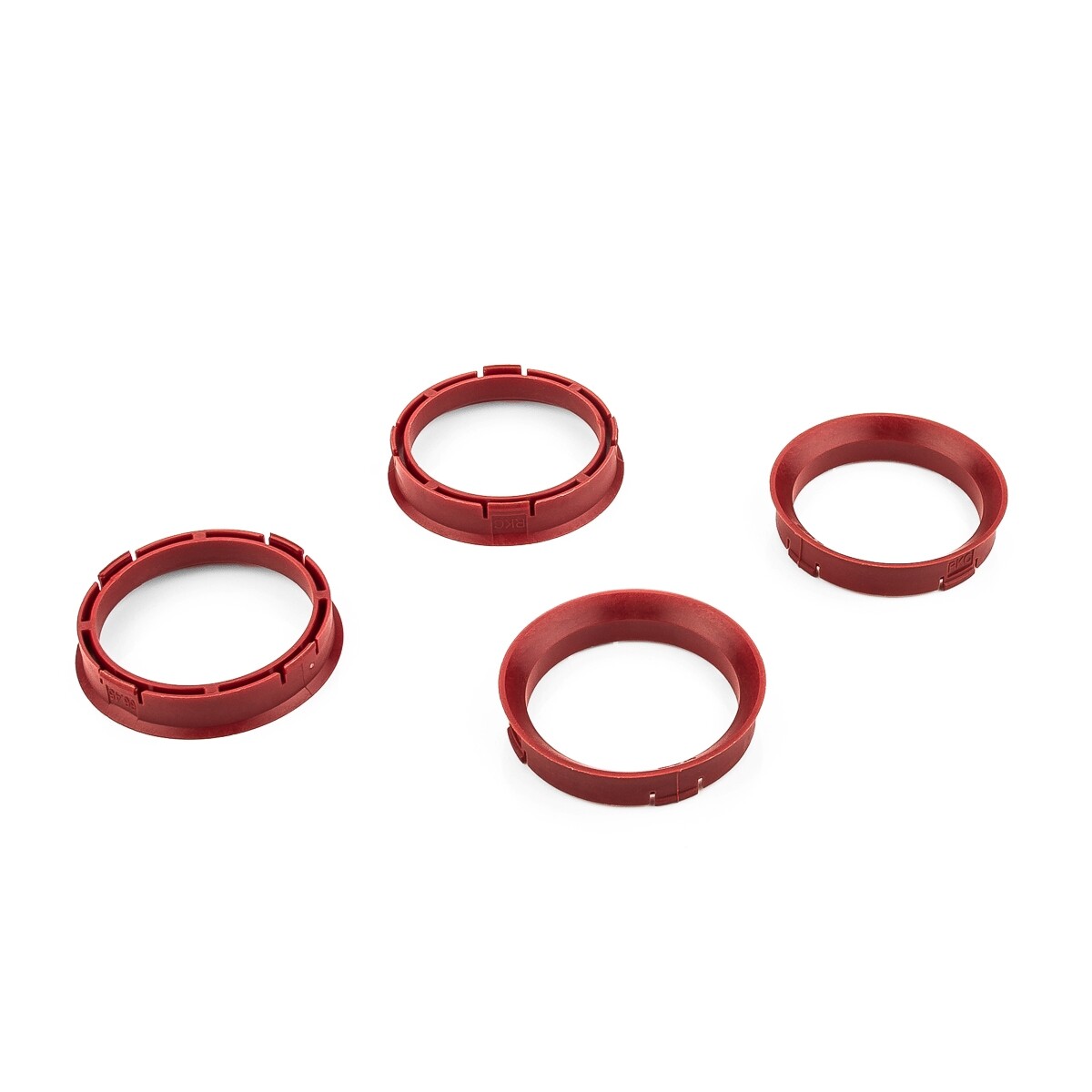 Distance Rings Centering Ring Red Alloy Wheels Ø 66,45 - 57,1mm for ...