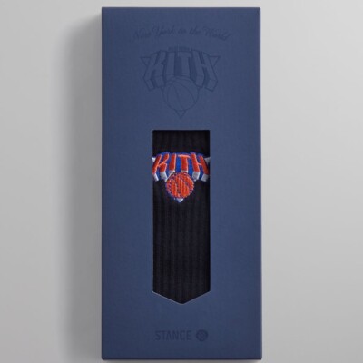 Kith & Stance for the New York Knicks Logo Socks in Black One Size ...