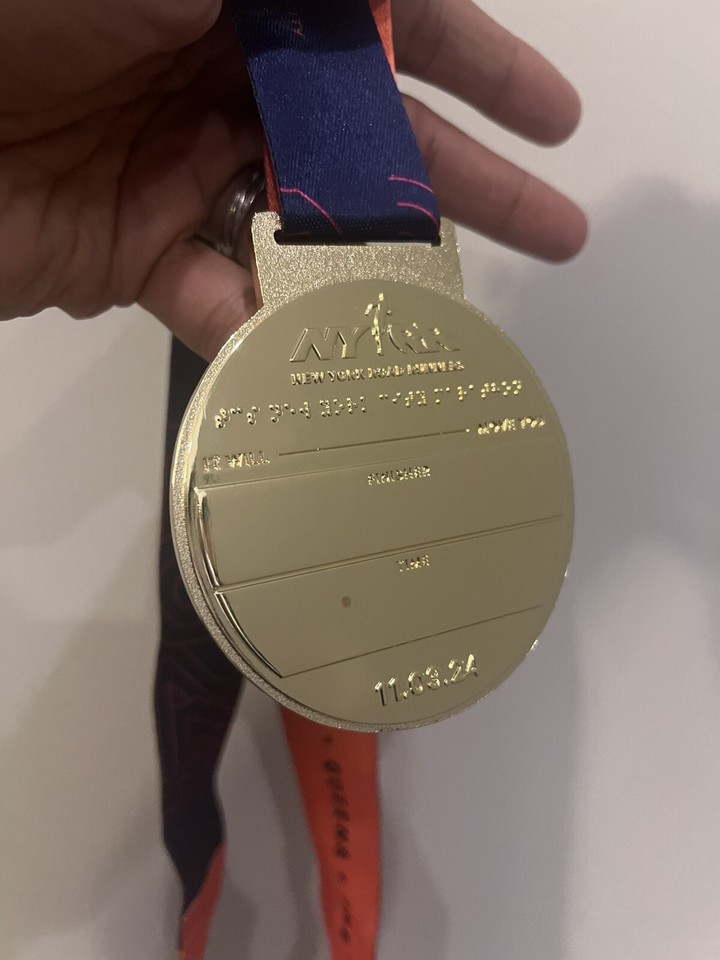 NYC New York MARATHON 2024 MEDAL Abbott World Marathon Major NEW | eBay
