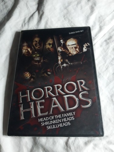 HORROR HEADS. 3 FILM COLLECTION.Dvd.3 Disc.Brand New,Sealed.Reg 1 USA ...