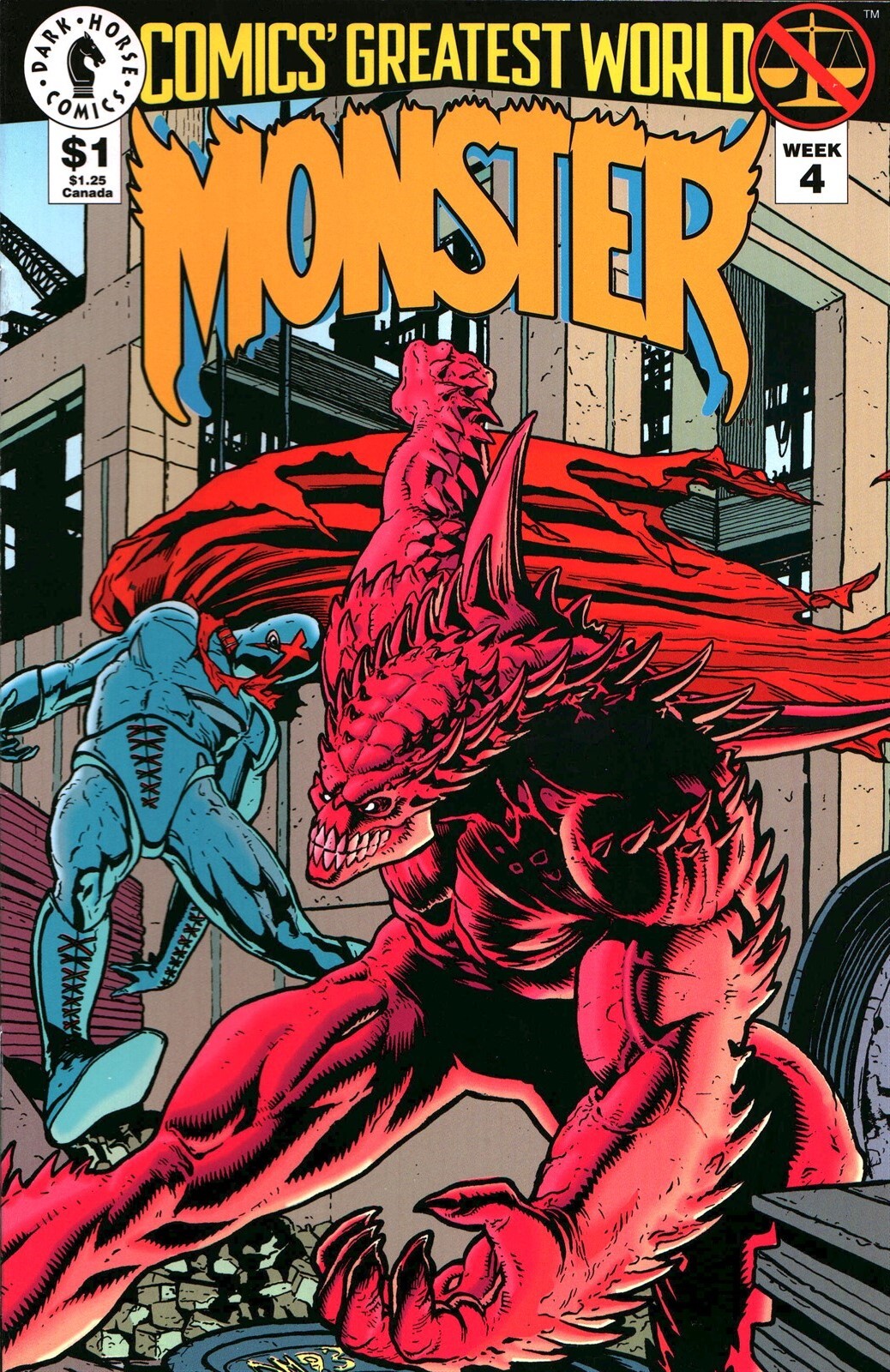 Dark Horse Comic Book Monster Comics Greatest World #4 (1993) High ...