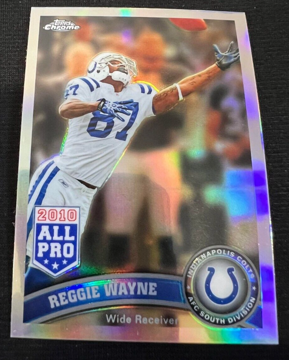 REGGIE WAYNE Indianapolis Colts 2011 Topps Chrome Refractor #114 NFL ...