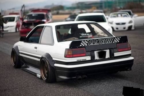 JDM Wing Spoiler fits Corolla Ae86 levin trueno COUPE ducktail gts r b ...