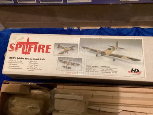 Hobby Dynamics Spitfire RC Plane Kit 58” Wing | eBay