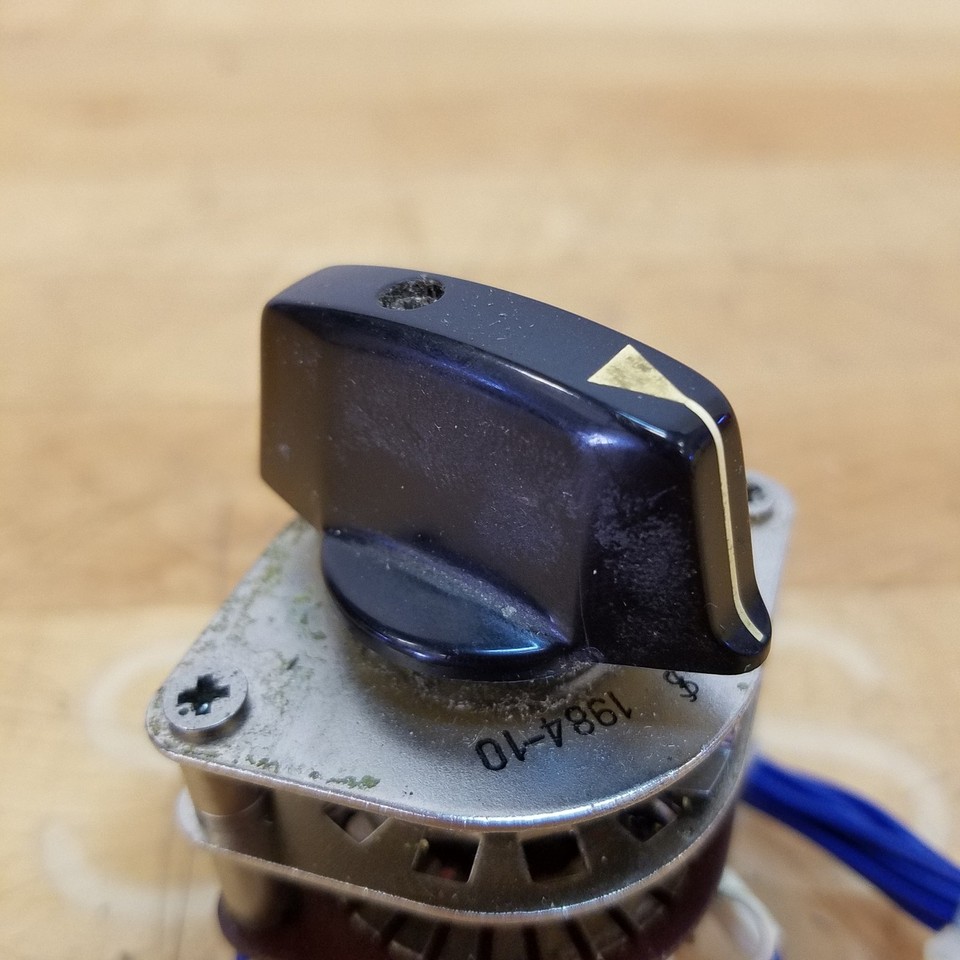 Fujitsu 3 Position Rotary Switch, Selector Knob, With 1 Contact - USED ...